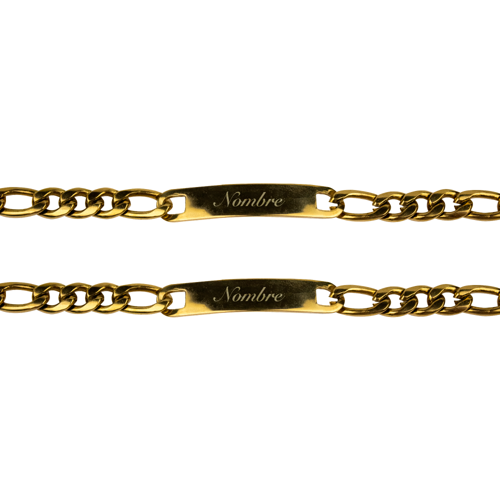 Kit 27. Pack of 2 Personalized Surgical Steel slaves – Joyería Mendiola