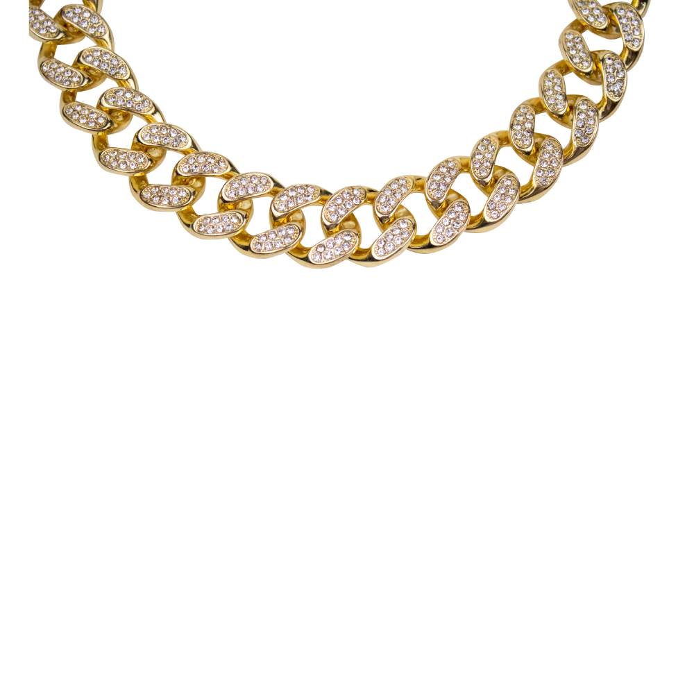 Cuban Chain 60cm Laminated Gold – Joyería Mendiola